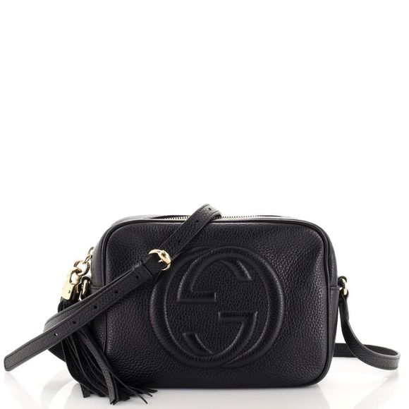 Gucci | Bags | Gucci Soho Disco Crossbody Bag Leather Small Black ...